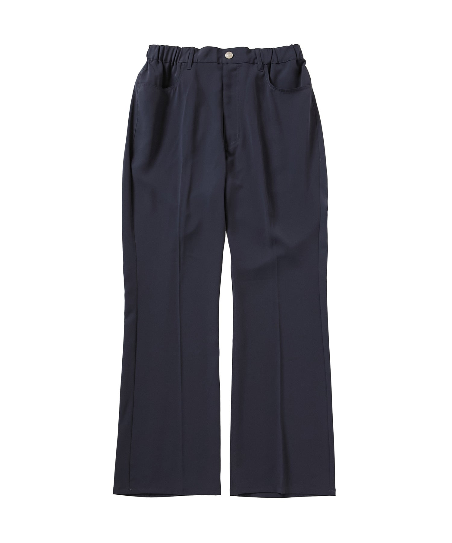 TOROMI SEMI FLARE PANTS [BLUE GRAY] – BROCKUM